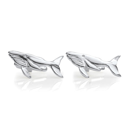 Whale Sterling Silver Cufflinks | Unique Gifts Great Barrier Reef ...