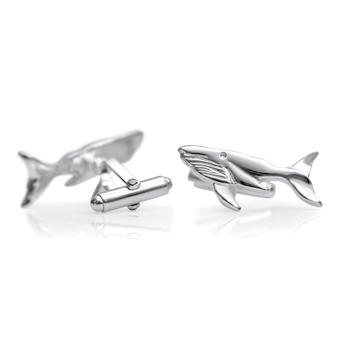 Whale Sterling Silver Cufflinks | Unique Gifts Great Barrier Reef ...